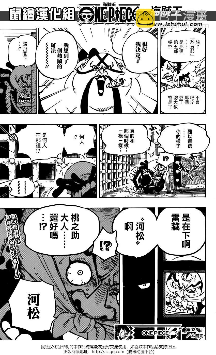 第935話 - ONE PIECE航海王 - 包子漫畫
